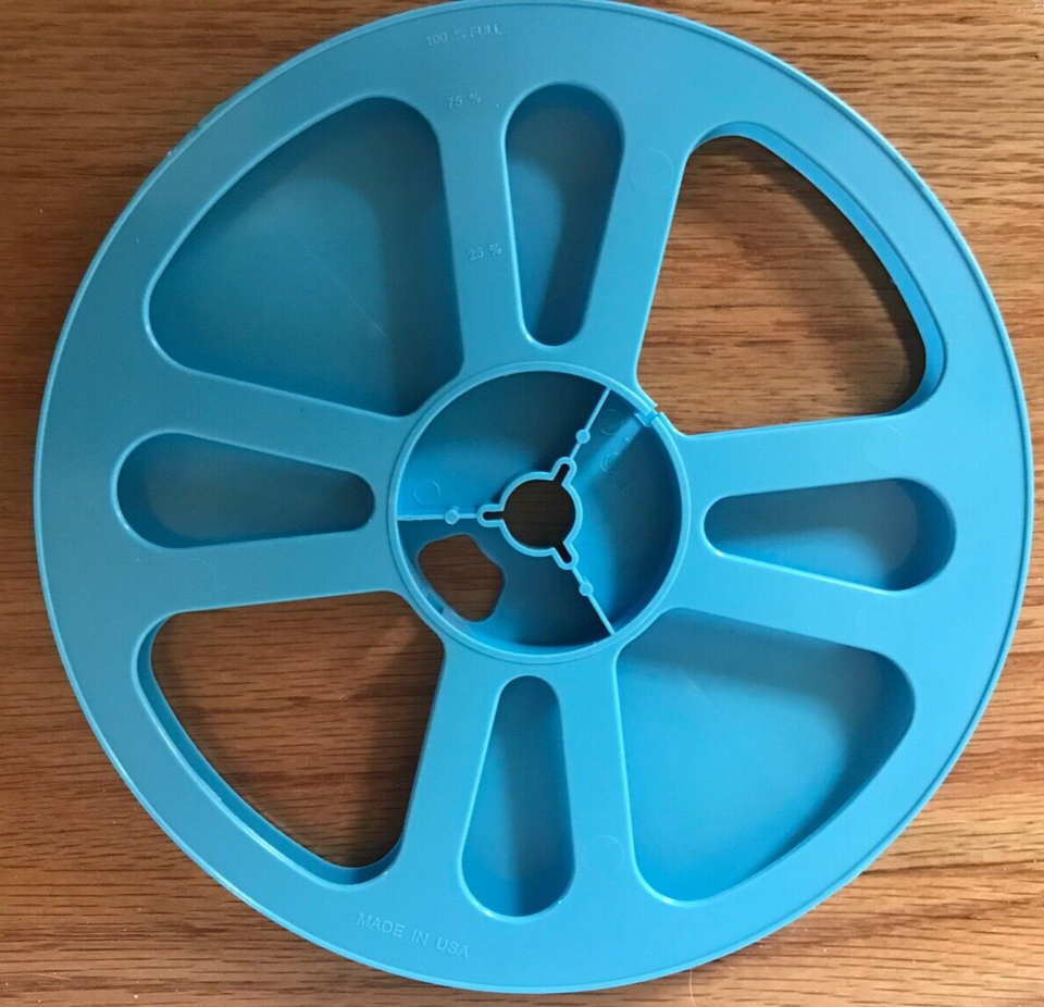 SUPER-8 400 ft. Blue Plastic Movie Film Reels - BRAND NEW 5-Reel Pack ...