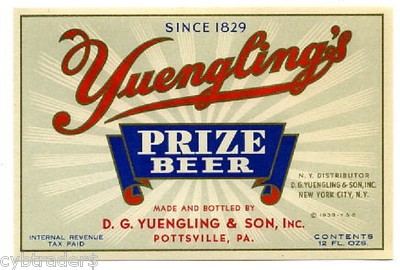 Yuengling's Prize Beer Label Refrigerator/Tool Box Magnet | eBay