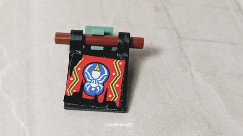 LEGO Islander Flag Native Sticker Part Attachment Clip Included Sand ...