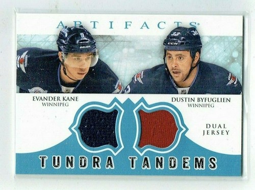 12-13 UD Artifacts Tundra Tandems Evander Kane--Dustin Byfuglien Dual ...