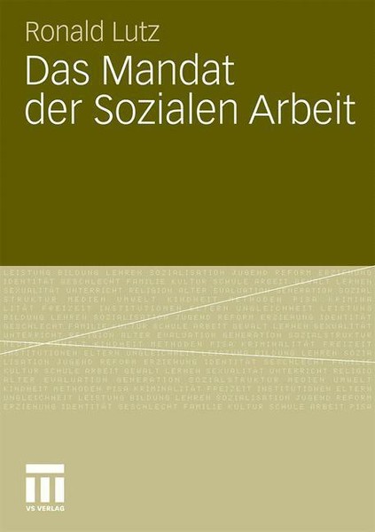 Das Mandat der Sozialen Arbeit von Ronald Lutz (2010, Taschenbuch ...