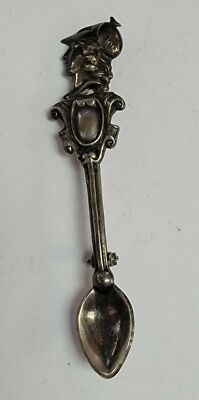 Vintage Sterling Silver Salt Spoon Greek or Roman Goddess | eBay Australia