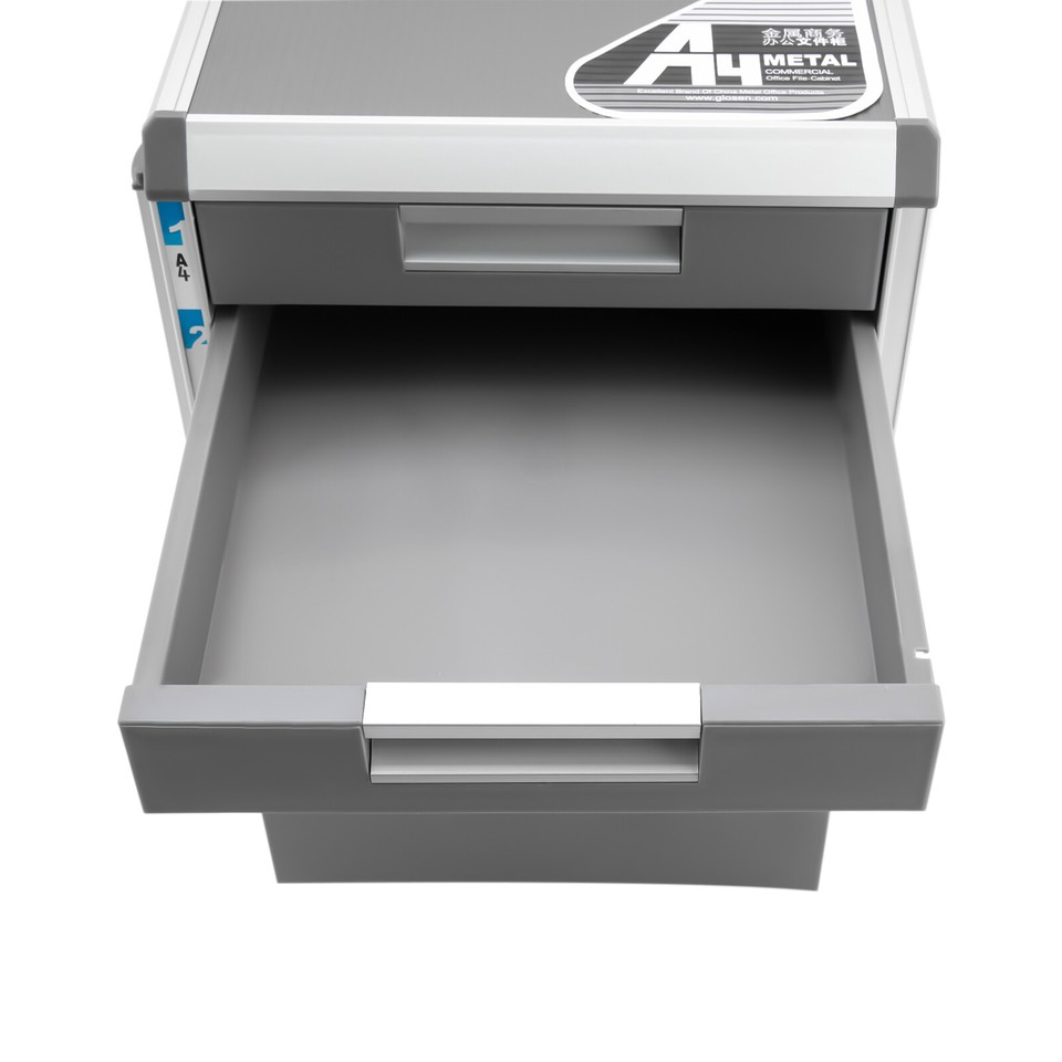 5 Drawer Desktop File Cabinet Storage Filing Cabinet w/ Label Lock ...