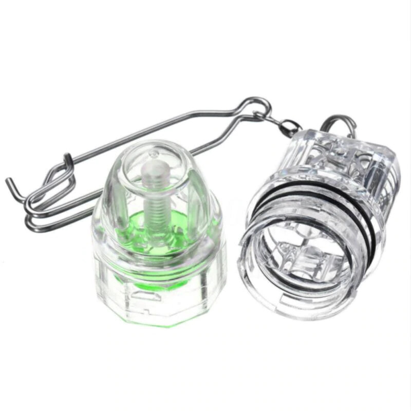 Deep Sea Fishing Light LED Green Continuous Squid Bait Nightlight Lure ...