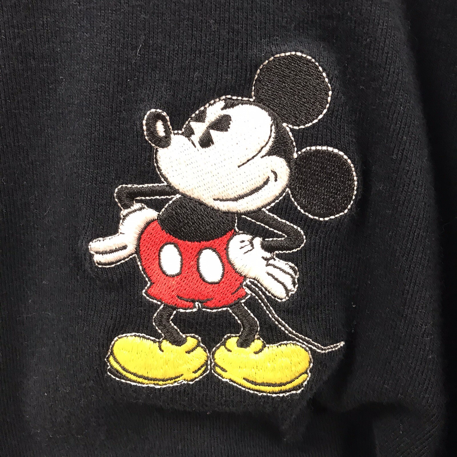Vintage Disney Designs Mickey Mouse Zip Pullover XL L… - Gem
