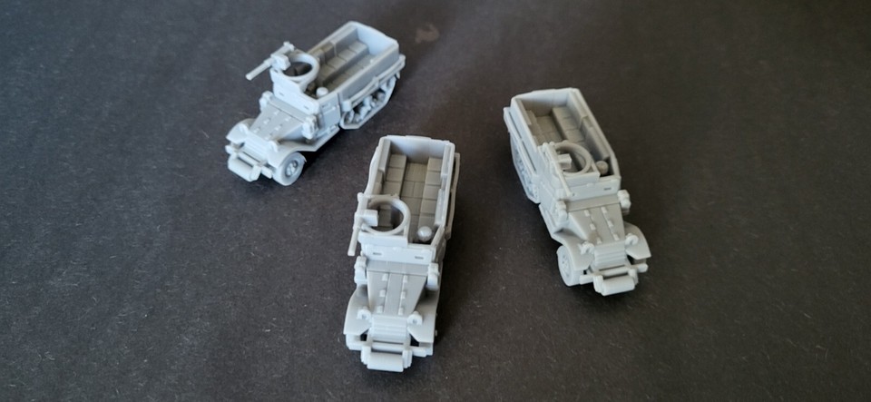 Bolt Action 28mm U.S. M5 Half-track Platoon X3 1/56th scale ww2 | eBay