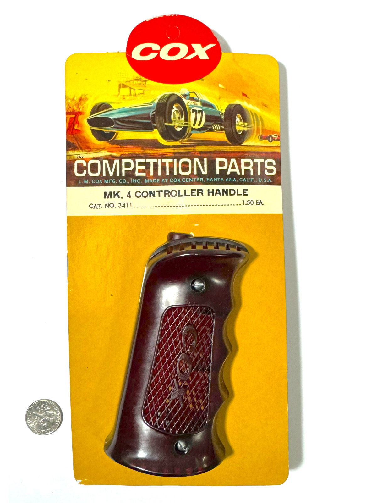 L.M. Cox CA USA Made Slot Car Competition Parts MARK 4 CONTROLLER ...