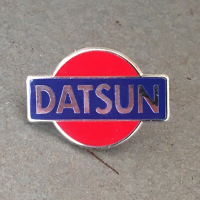 Vtg Classic DATSUN Rising Sun Logo Enamel Pin 240Z 510 Fairlady for Hat ...