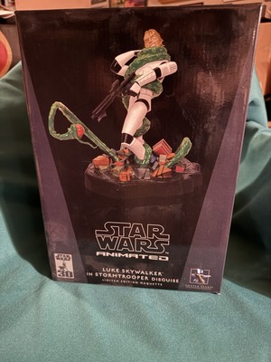 Star Wars Gentle Giant Luke Skywalker Trash Compactor animated maquette ...