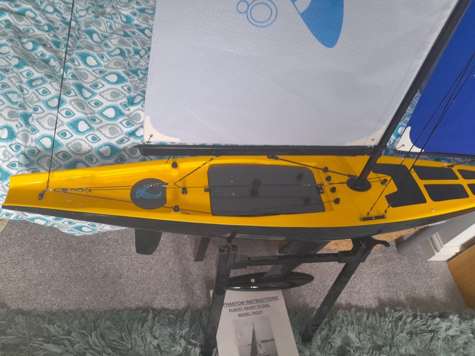 Radio Controlled 1Metre Yacht , Phantom | eBay UK