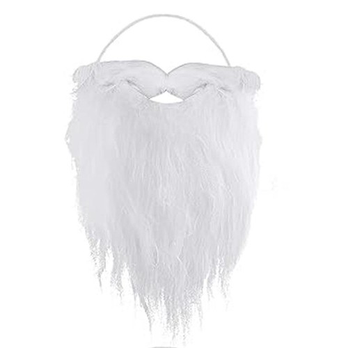 1/2/6/12PCS Santa Claus Beard Mustache White Beard Props Christmas ...