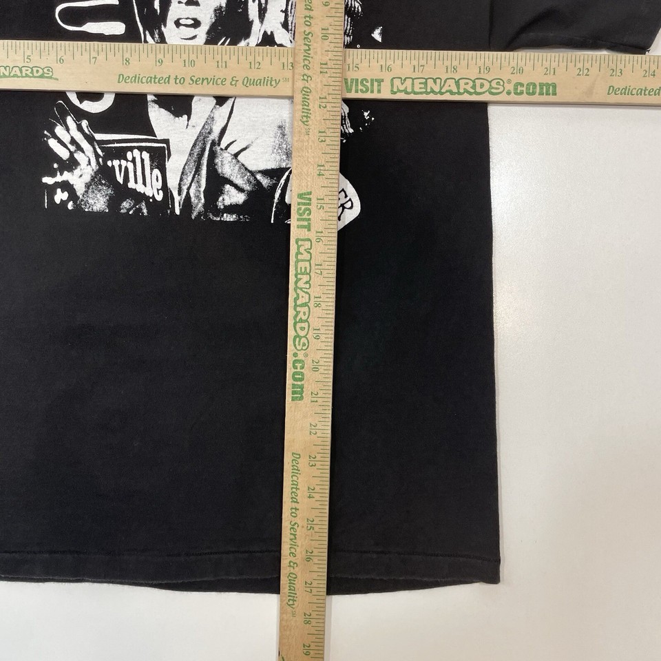 Vintage The Fluid Band T Shirt Single Stitch Black Cut Tag Men’s Size ...