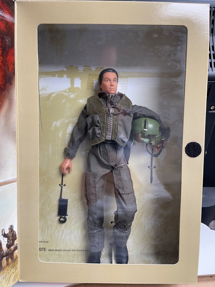GI Joe Classic Collection GI Jane black hair Army Helicopter Pilot | eBay