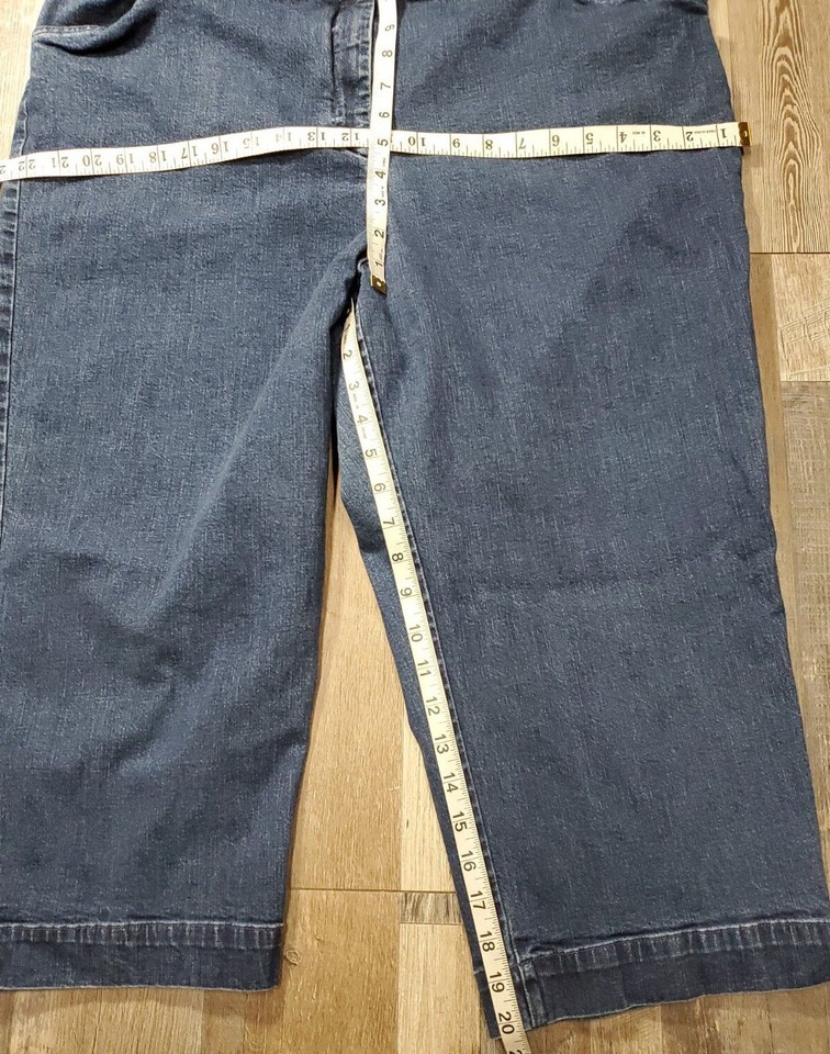Westbound II Essential split leg Capri Womans Plus 20W (38x20) Denim ...
