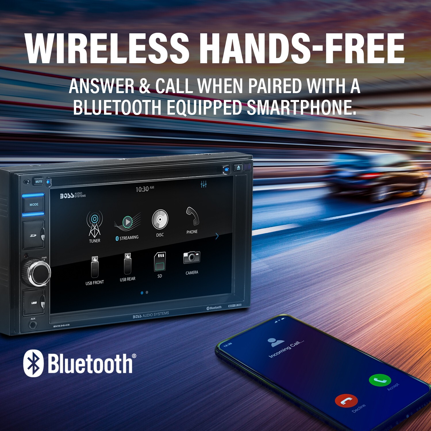 BOSS Audio Systems BVB9364RC 6.2” Car CD, Backup Camera | Certified ...