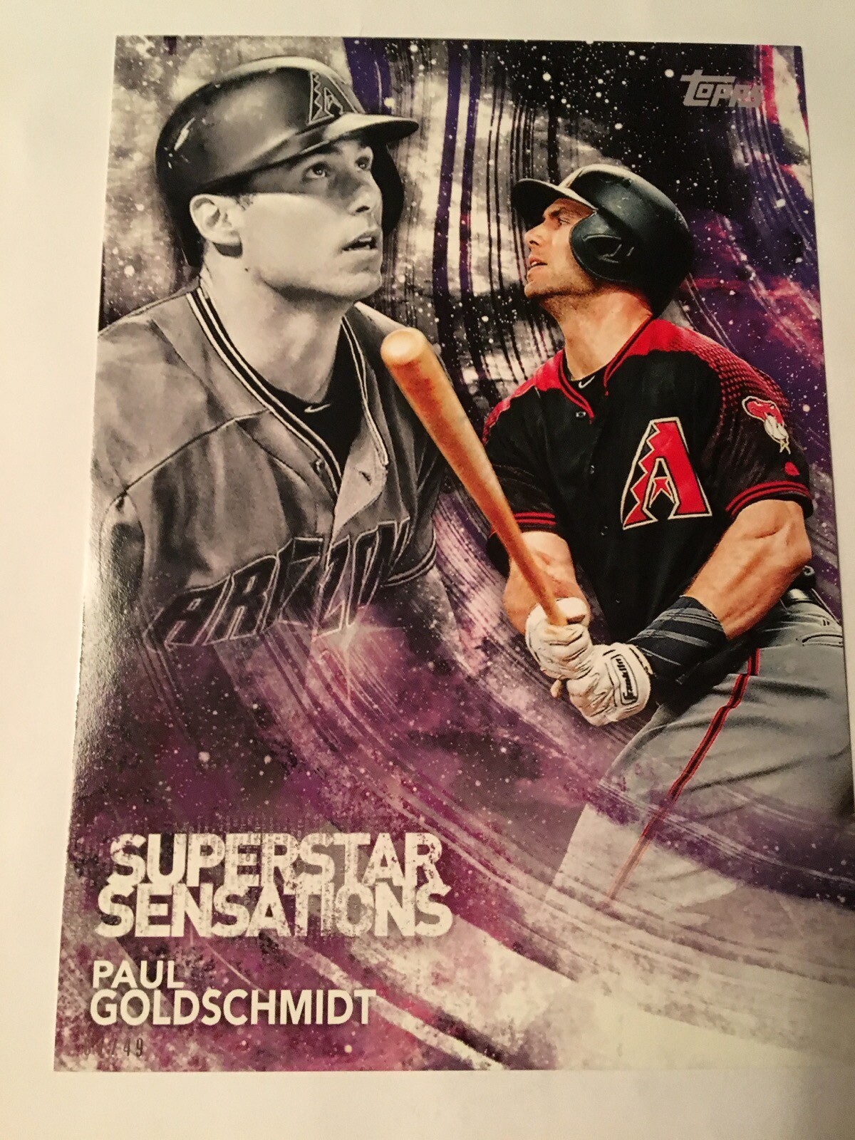 2018 Topps Superstar Sensations 5x7 Jumbo Paul Goldschmidt DBacks SSS34 ...