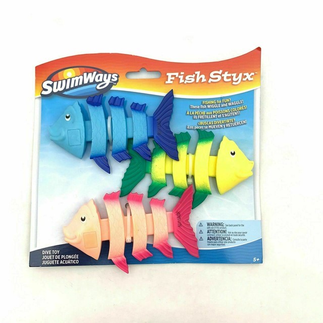 2 packs of SwimWays Fish Styx - Pool - Bath Dive Toys 3 each Pack for ...