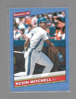 2020 DONRUSS KEVIN MITCHELL NEW YORK METS #214 1986 RETRO VARIATION ...