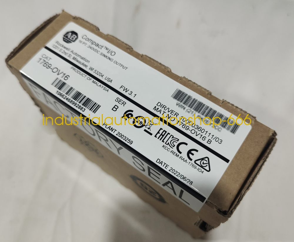 1PC New 1769-OV16 CompactLogix 16 Pt 24VDC Sink D/O Module Via DHL or ...
