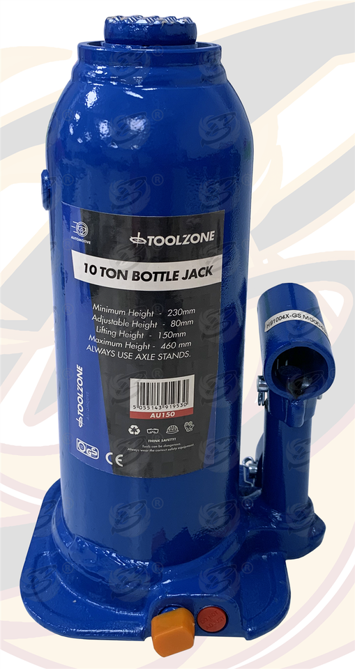 10 Ton Hydraulic Bottle Lifting Jack Heavy Duty Truck Lorry Lift Ram ...