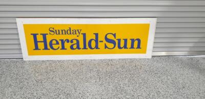 SUNDAY HERALD SUN Metal Sign 1200 X 400 MS05V | eBay Australia