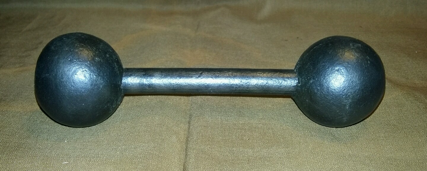 altère ancien vintage musculation en fonte 2 kg L 19 cm très bon état ...