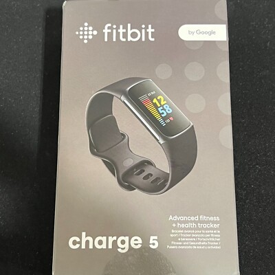 NEW OPEN BOX Fitbit Charge 5 Activity Tracker - Black/Graphite ...
