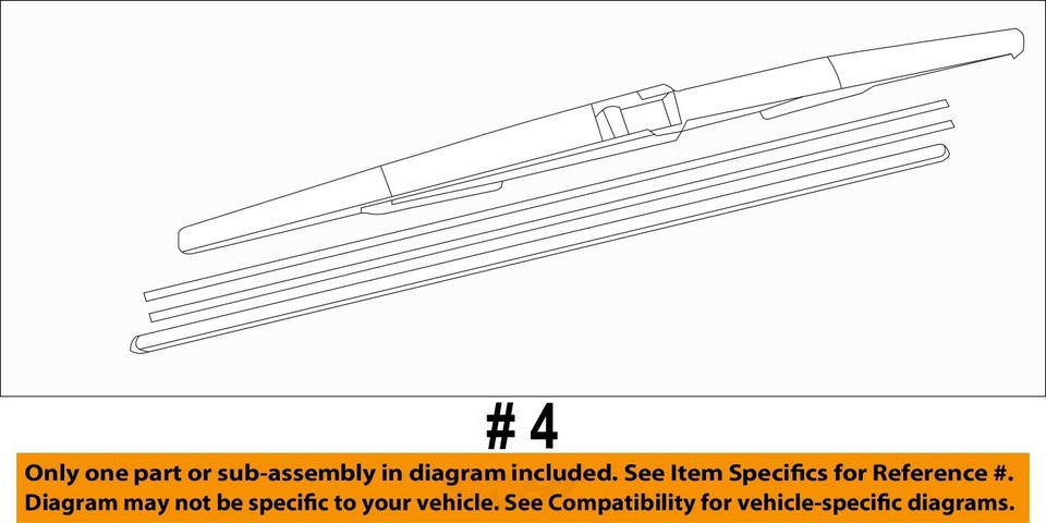 MAZDA OEM 13-19 CX-5 Lift Gate Wiper Washer Components-Wiper Blade ...