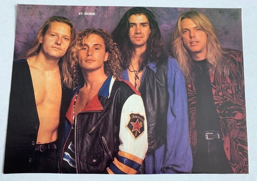 21 GUNS Band Colour Poster Magazine Page Hard Rock Vintage | eBay