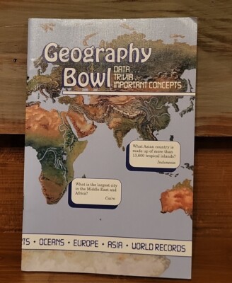 A Beka Geography Bowl Quiz Team Book 1992 8th Grade Preowned | eBay