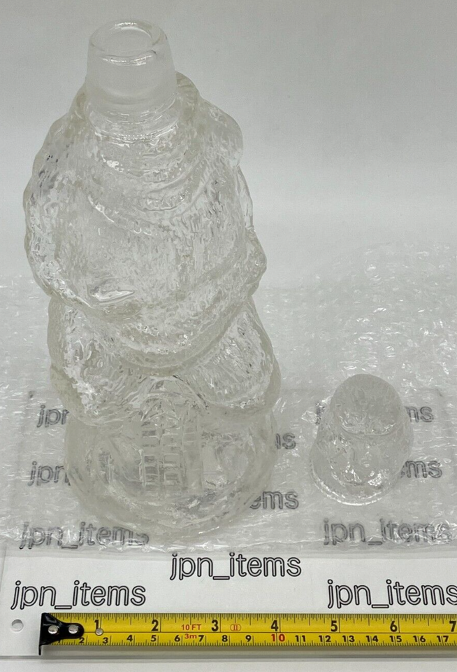 Godzilla Limited Decanter Vintage White Glass Bottle TOHO UNICON 1980s ...