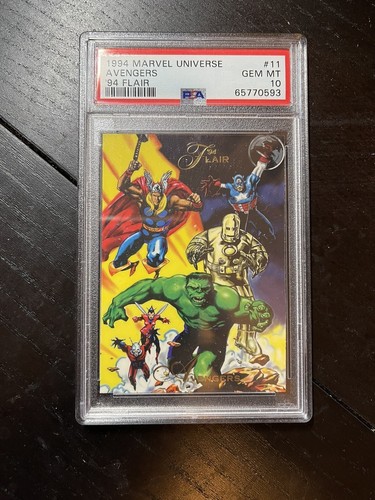 1994 Marvel Universe Avengers 94 Flair #11 PSA 10 Pop 57 | eBay