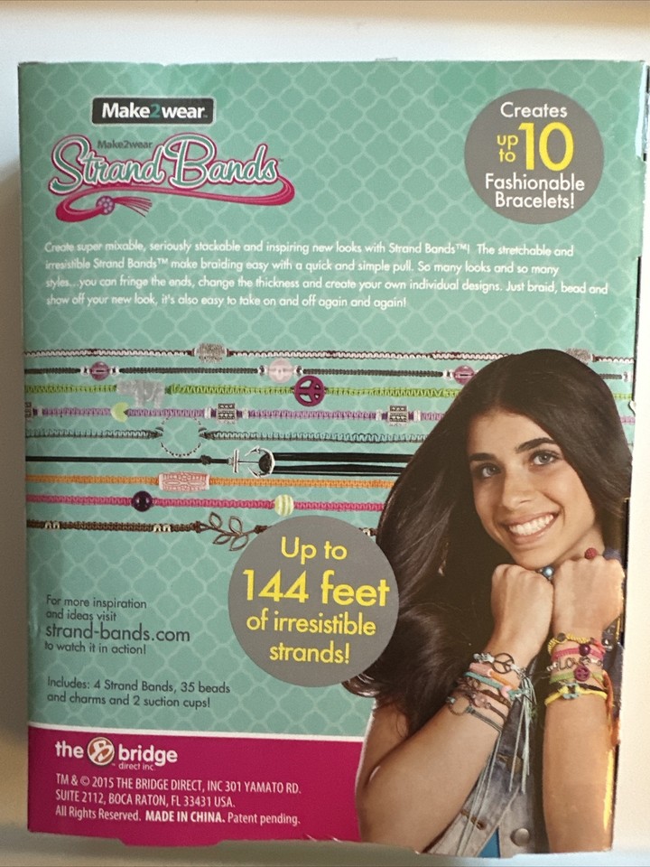 Strand Bands Bracelet Kit - Make Up to 10 Bracelets from Peel & Pull ...