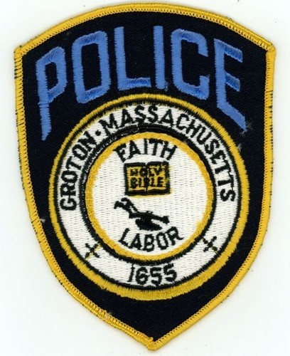MASSACHUSETTS MA GROTON POLICE NICE PATCH SHERIFF | eBay
