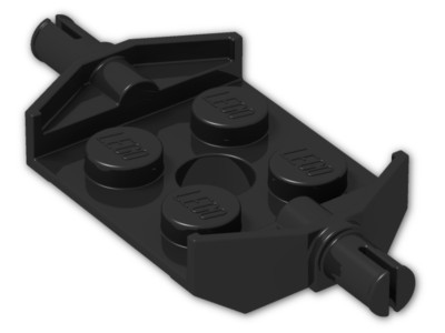 LEGO PLATE MODIFIED 2x2 WITH WHEELS HOLDER (2 PCS) CHOOSE YOUR COLOR ...