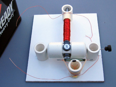 DIY SIMPLE REED SWITCH MOTOR KIT #2 SCIENCE FAIR PROJECT ELECTRICITY ...