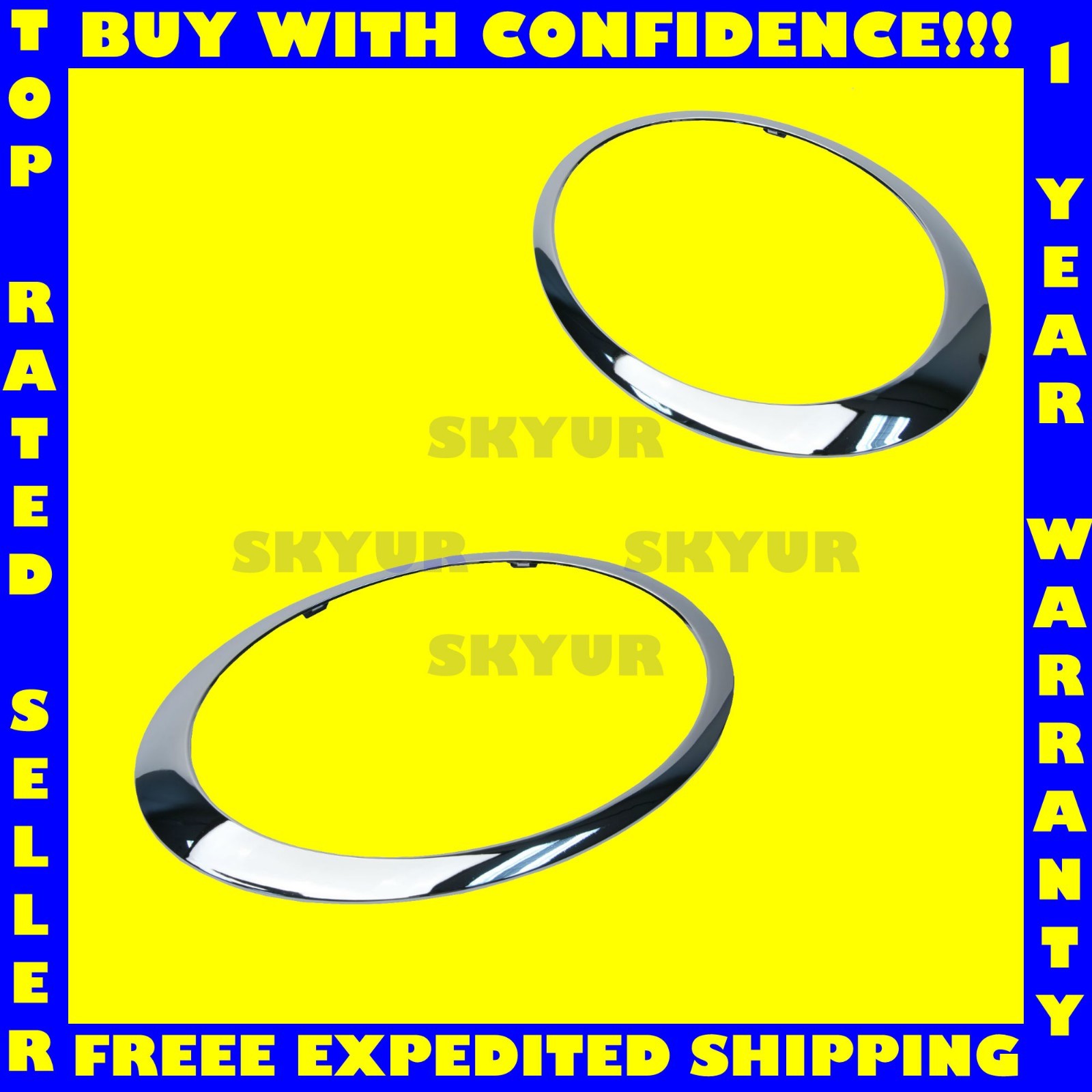 MINI Cooper Headlight Trim Ring ( Cooper Model) Left And Right Set URO ...