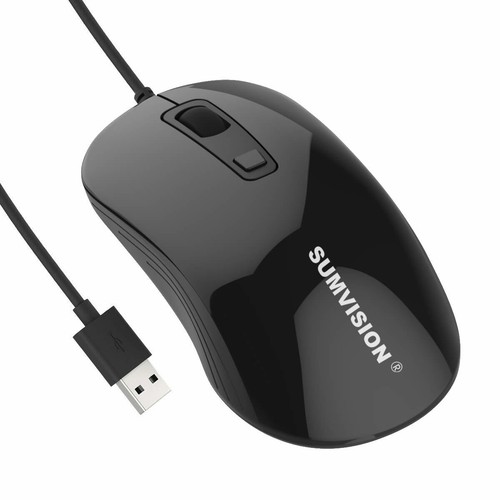 SUMVISION AVO OPTICAL GAMING MOUSE USB WIRED FOR PC LAPTOP XBOX ONE PS4 ...