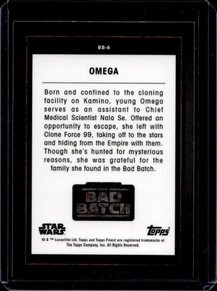 2022 Finest Star Wars Omega The Bad Batch #BB-6 | eBay