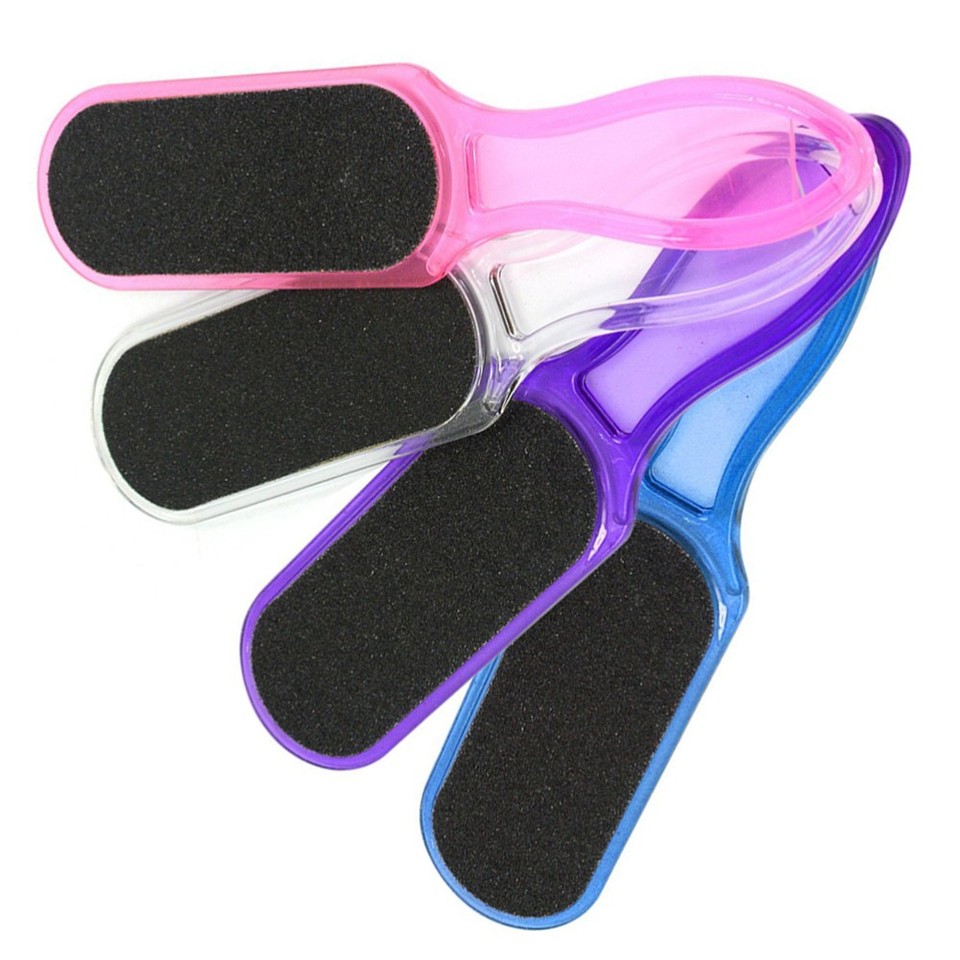 4 PCS Foot Rubbing Board File Sandpaper Stickers Nail Buffing Block ...