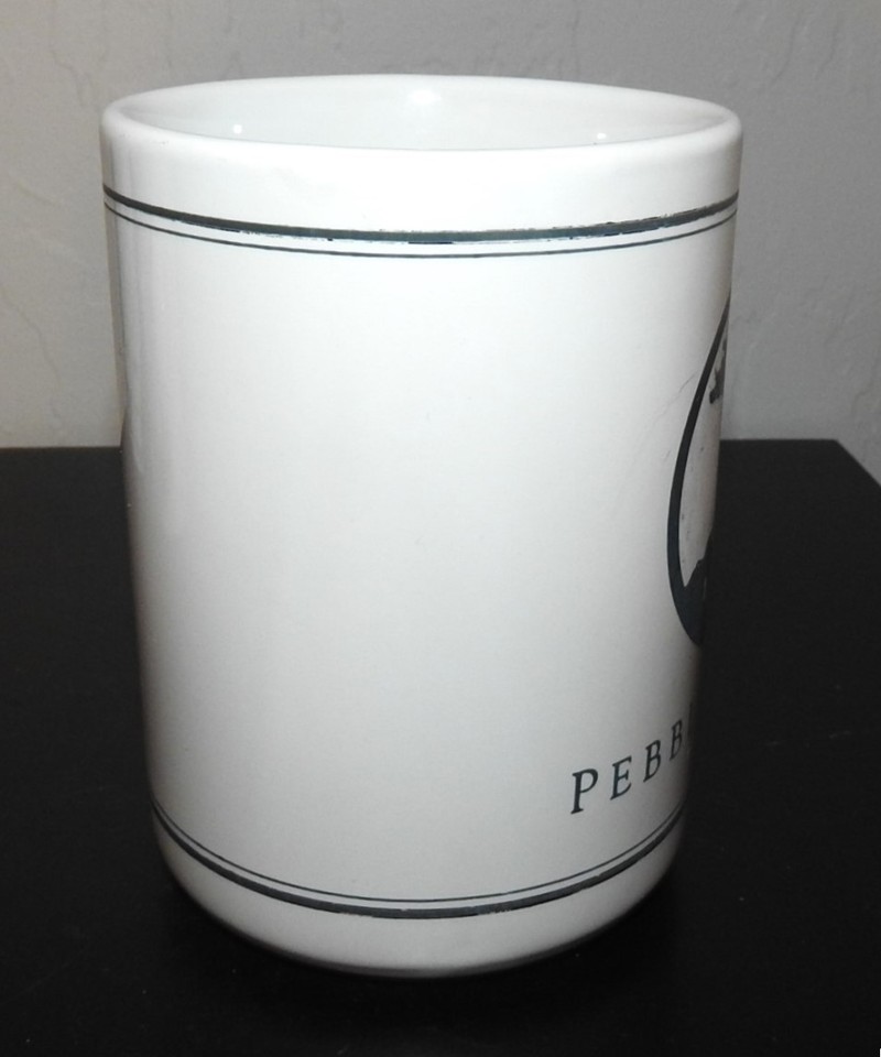 Rare Vintage Pebble Beach 1919 Golf Club Resort Mug Cyprus Tree Logo ...