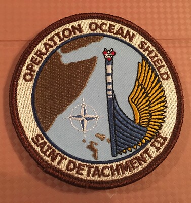 NORWAY AIR FORCE PATCHES - NATO OPERATION OCEAN SHIELD PATCH | eBay
