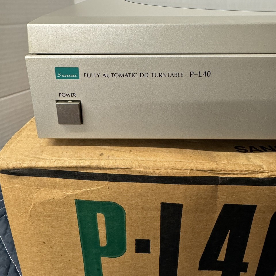 SANSUI P-L40 LINEAR TRACKING DIRECT DRIVE - FULL AUTOMATIC TURNTABLE ...
