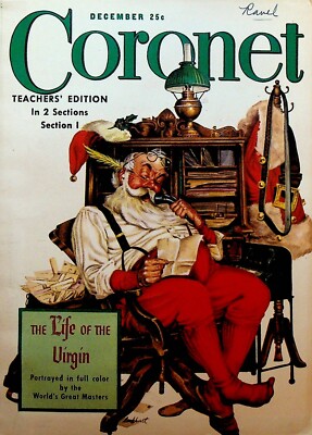 Coronet Magazine December 1947 Santa Claus Jim Lockhart Albert Boyd | eBay