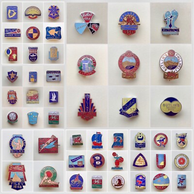 Vintage enamel Butlins badge Skegness Filey Minehead Clacton Bognor ...