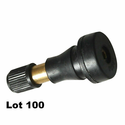 100 PC TR-600 HP TR600HP HIGH PRESSURE SNAP-IN TIRE WHEEL VALVE STEMS ...