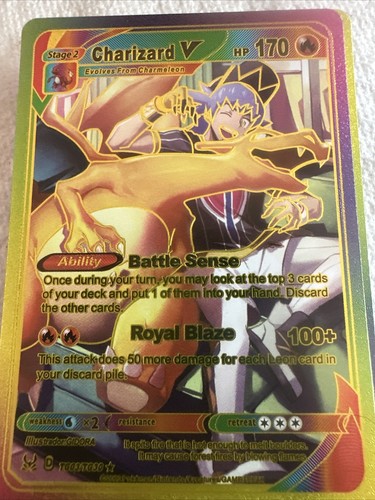 Charizard vmax Multi foil 🔥FanArt💥pokemon card RARE NM 170Hp | eBay