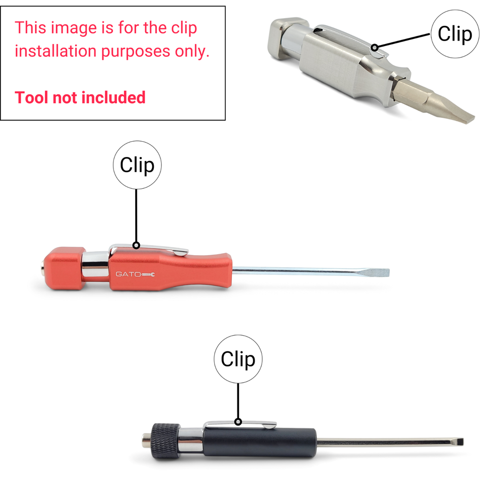 Pocket Clip Replacement for Screwdrivers (6-Pack) | eBay