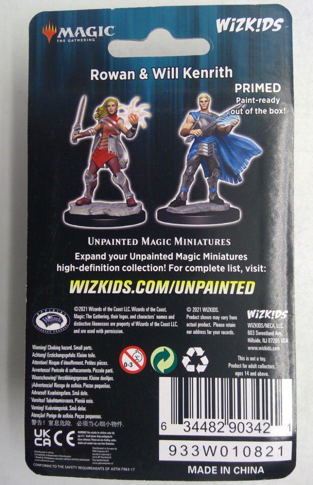 MAGIC THE GATHERING MINIATURES ~ ROWAN & WILL KENRITH | eBay