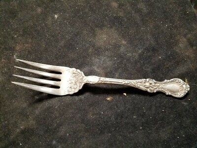 Vintage 1835 R. Wallace A1 Silverplate 8" Serving Fork | eBay